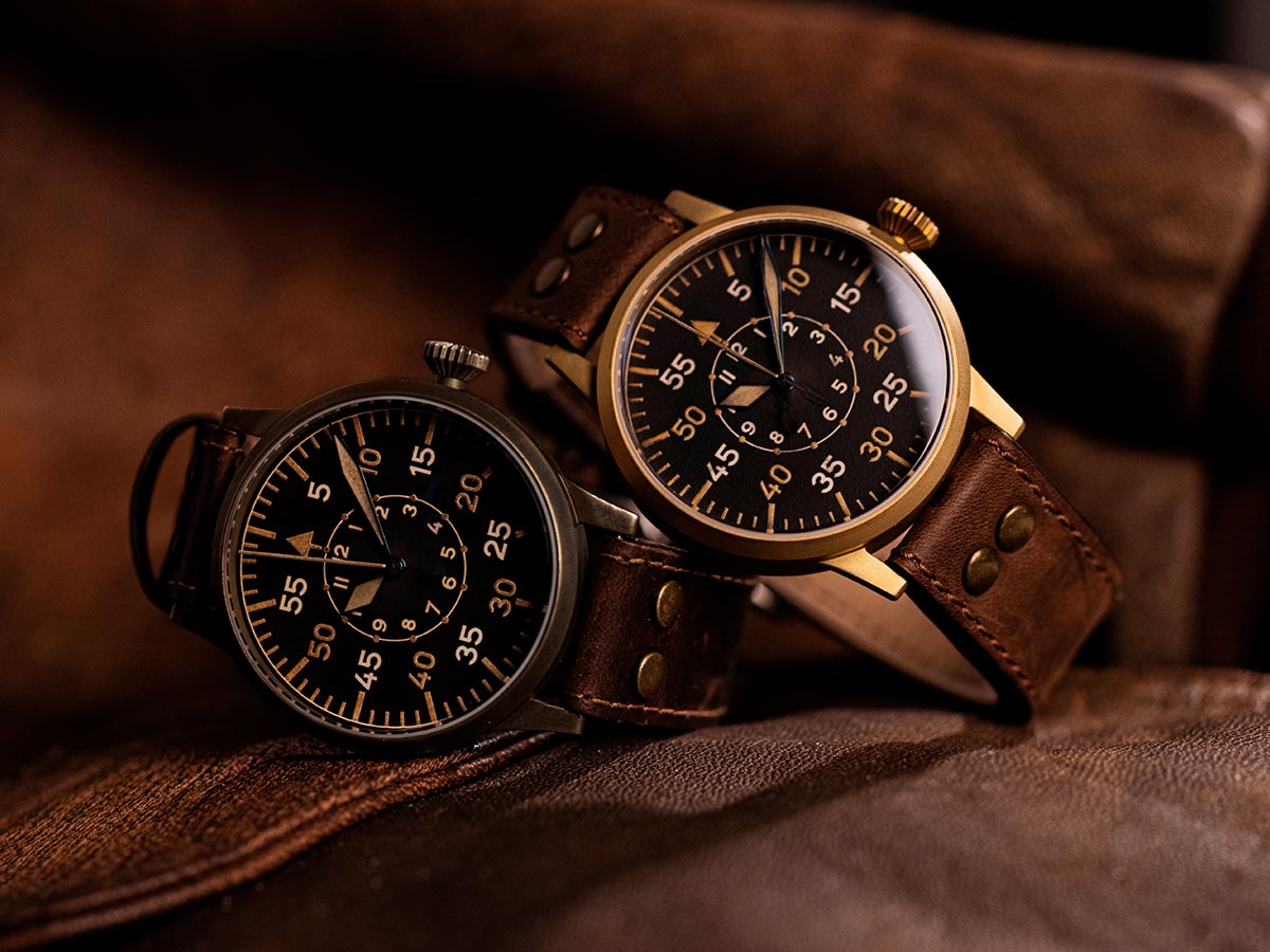 Pilot Watch ORIGINAL by Laco Watches | Model Paderborn Bronze