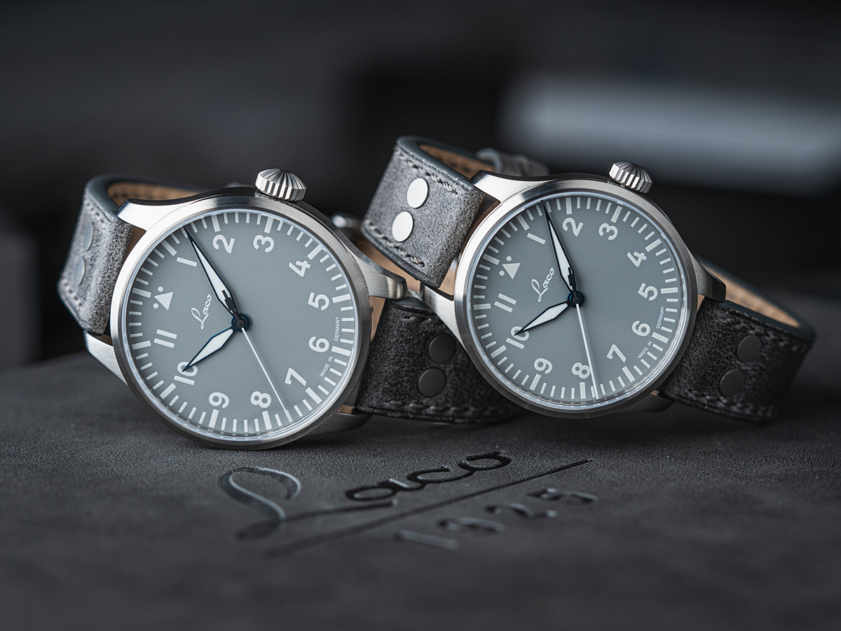 Pilot Watches BASIC by Laco Watches | Model Augsburg Grau 39