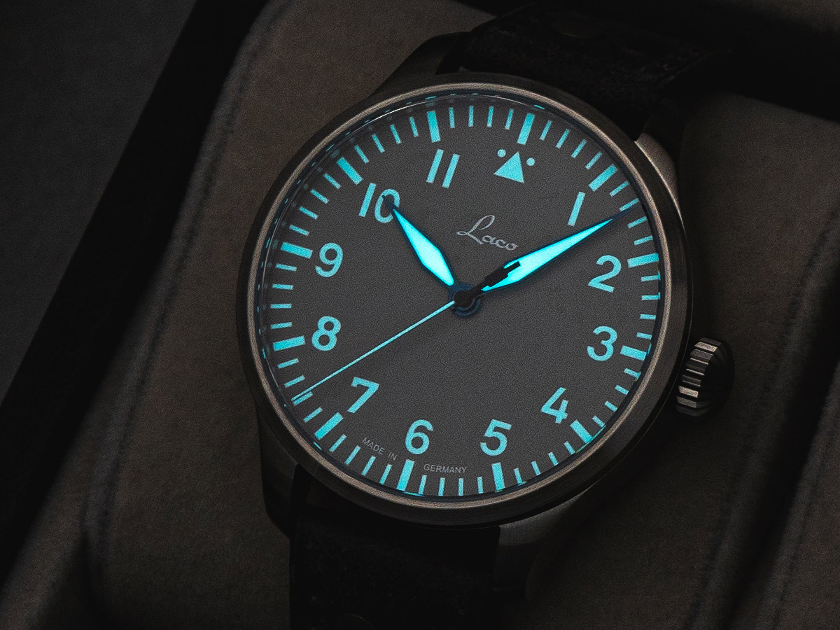 Pilot Watches BASIC by Laco Watches | Model Augsburg Grau 42
