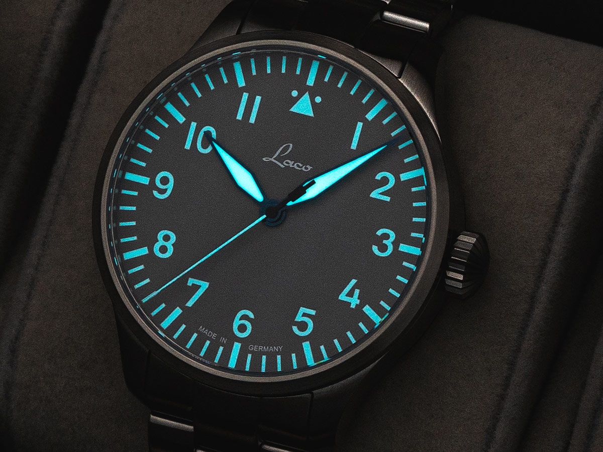 Pilot Watches BASIC by Laco Watches | Model Augsburg Grau 42 MB