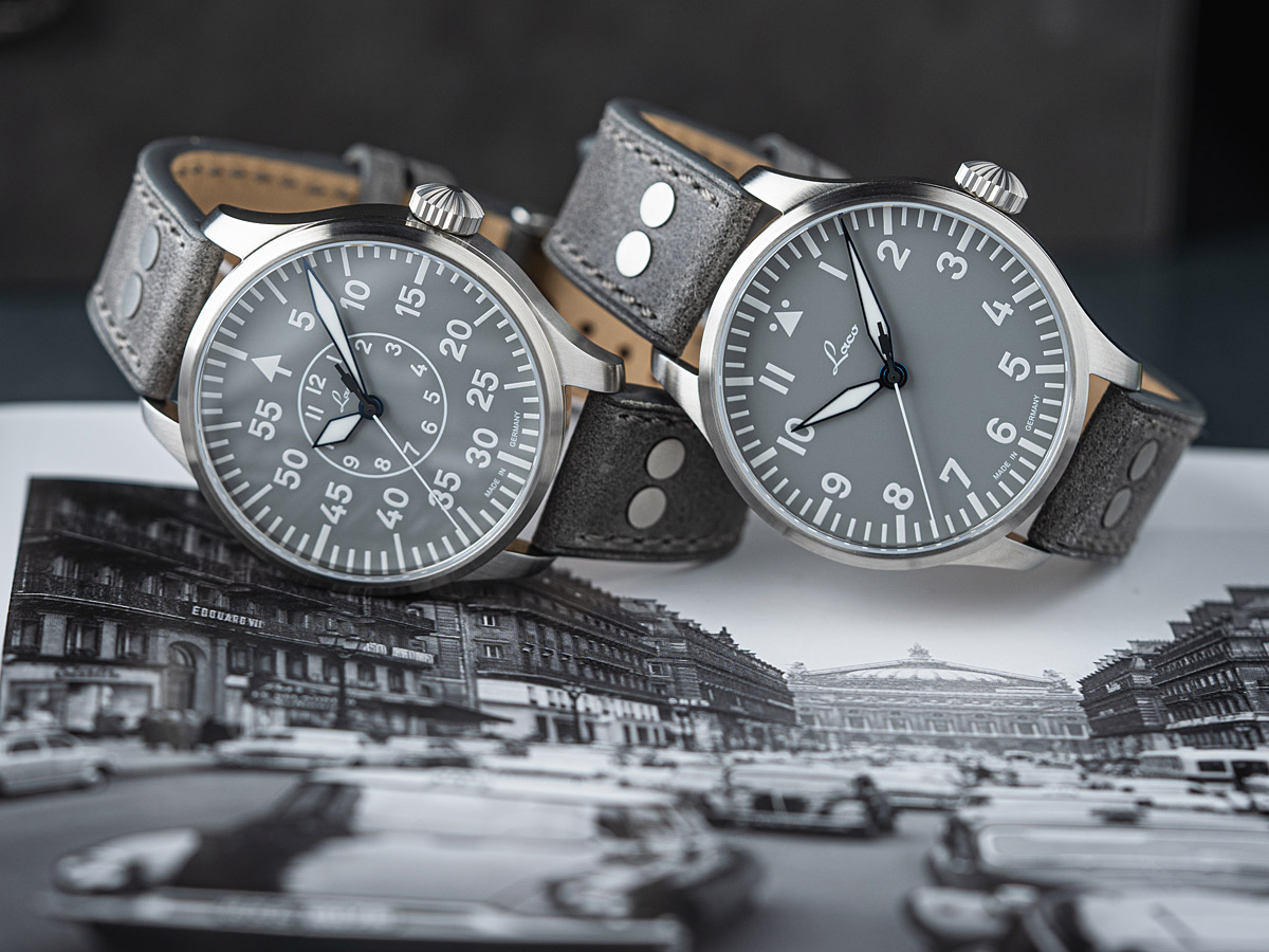 Pilot Watches BASIC by Laco Watches | Model Aachen Grau 39