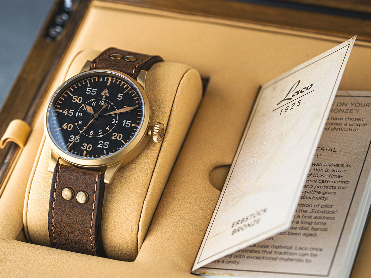 Pilot Watch ORIGINAL by Laco Watches | Model Leipzig Bronze