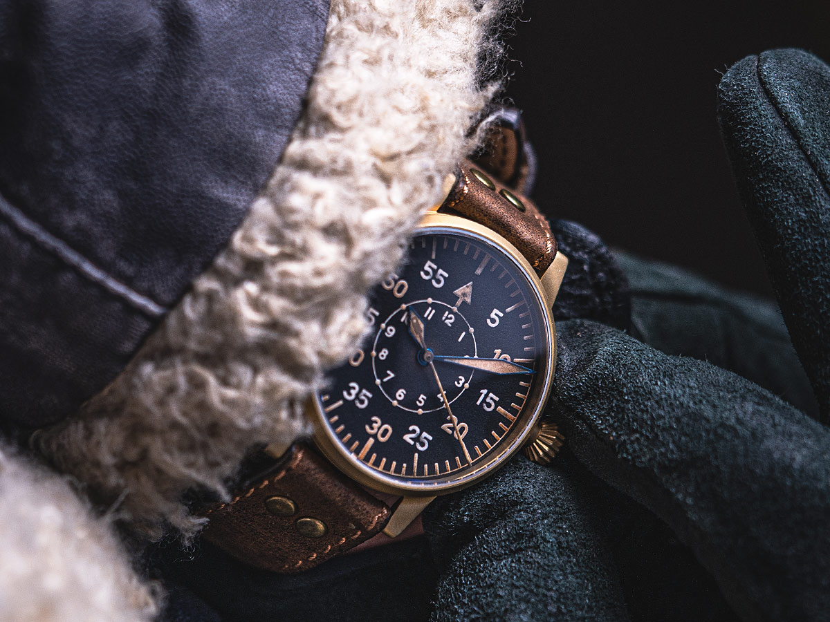 Pilot Watch ORIGINAL by Laco Watches | Model Paderborn Bronze